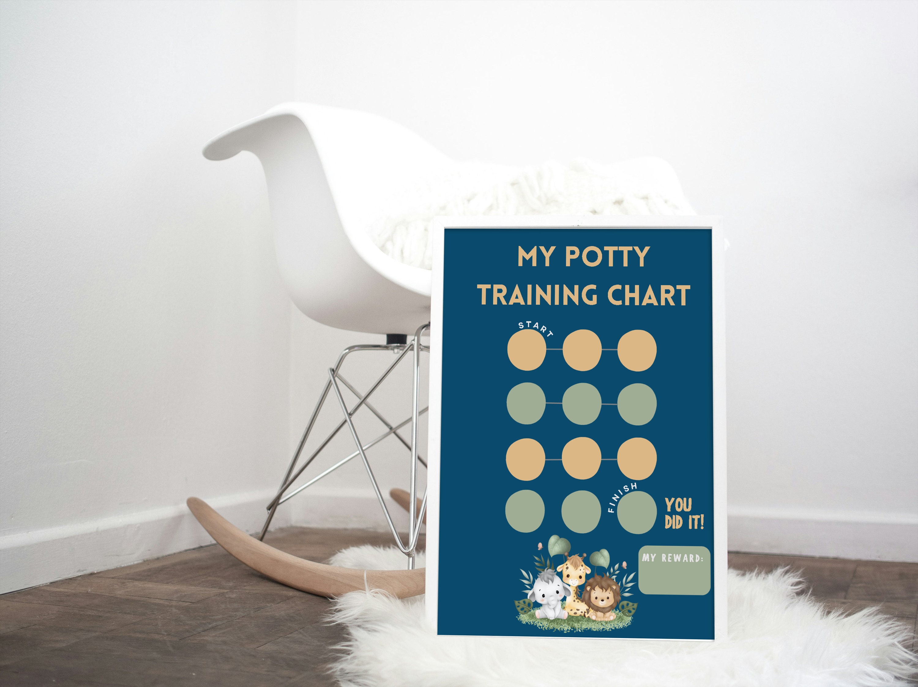 Potty Training Reward Chart, Reward Chart, Reward Chart Printable, Kids ...