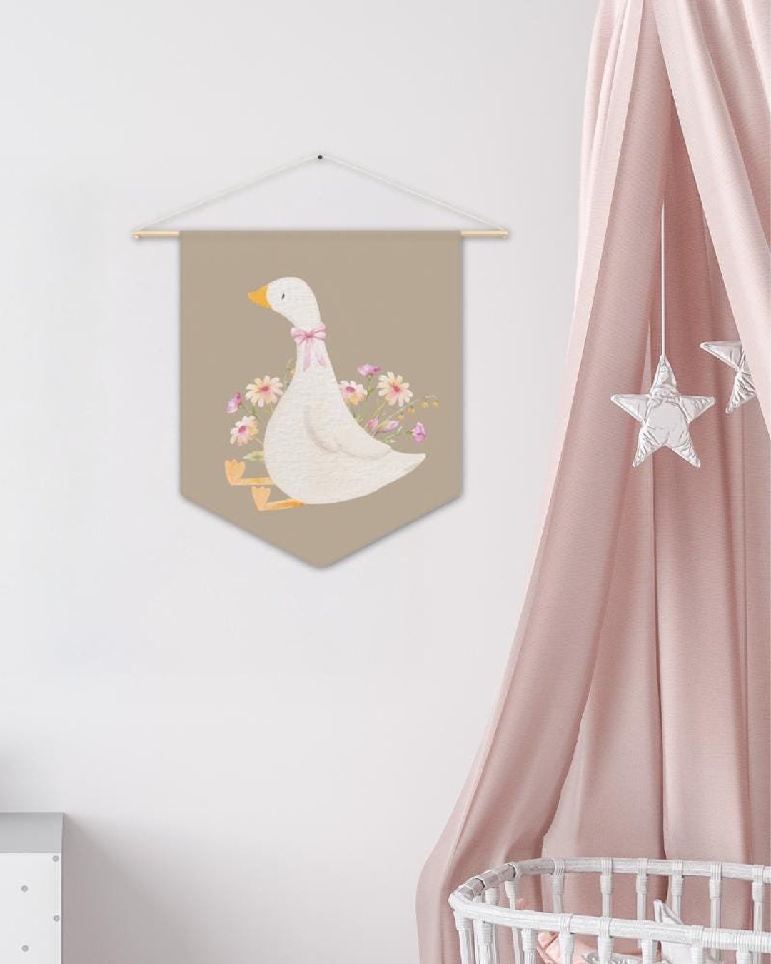 Silly Goose Wall Decor Farm Animal Wall Decor for Baby Girl Nursery ...