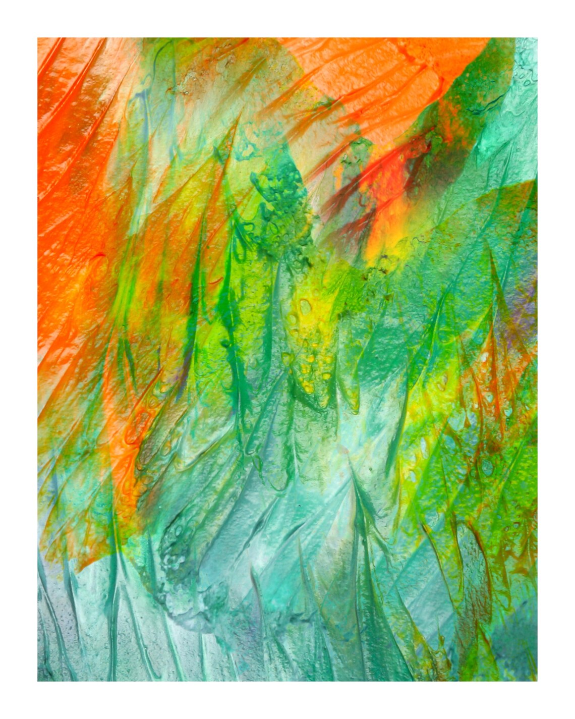 Vibrant Spectrum Collection, Set of 6 Printable Abstract Colour Art ...