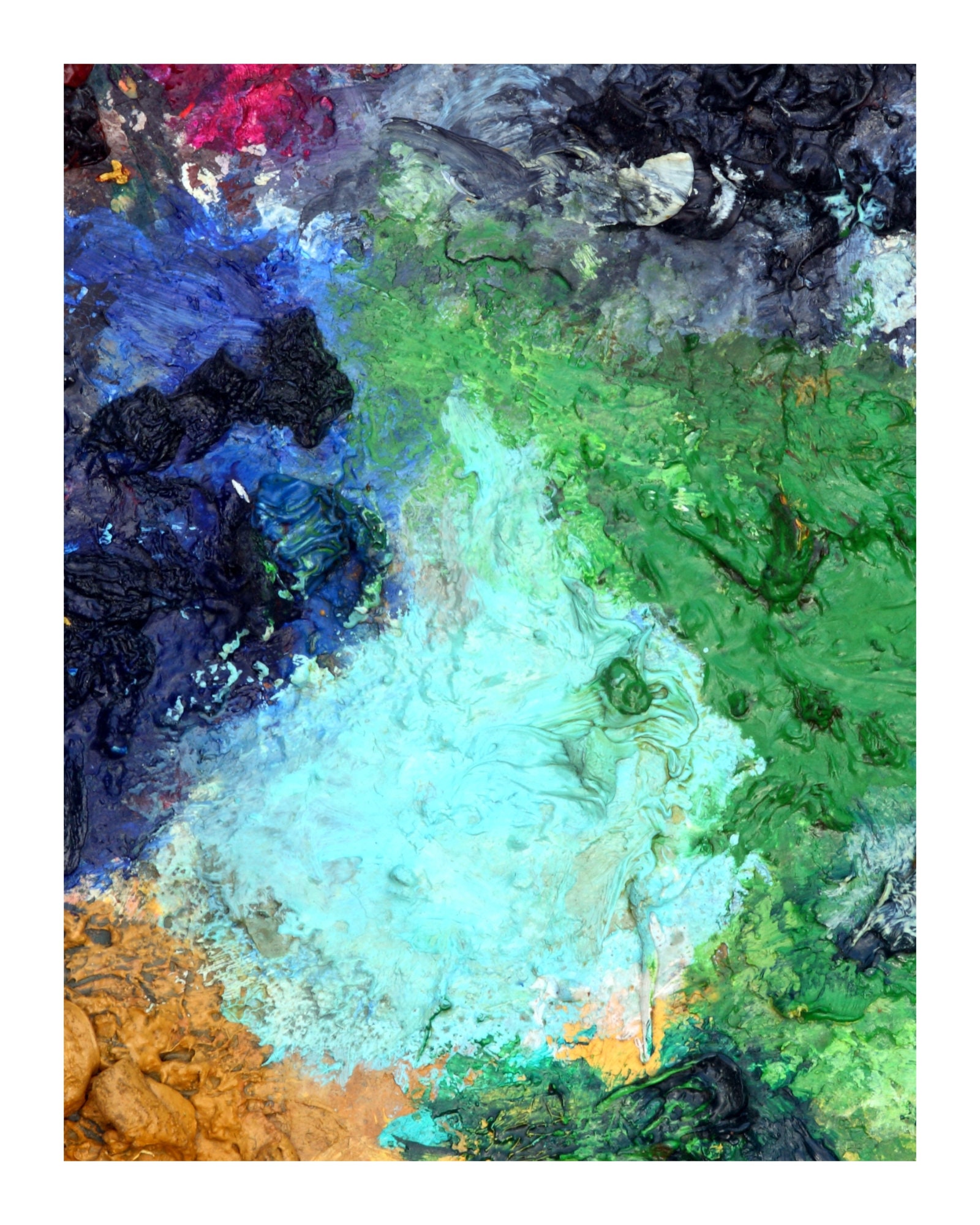 Vibrant Spectrum Collection, Set of 6 Printable Abstract Colour Art ...