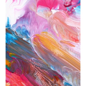 Vibrant Spectrum Collection, Set of 6 Printable Abstract Colour Art ...