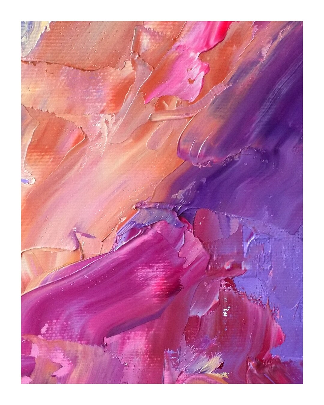 Vibrant Spectrum Collection, Set of 6 Printable Abstract Colour Art ...