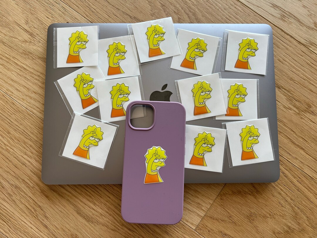 3D Sticker ''the Simpsons Lisa Shows Loser'' - Etsy