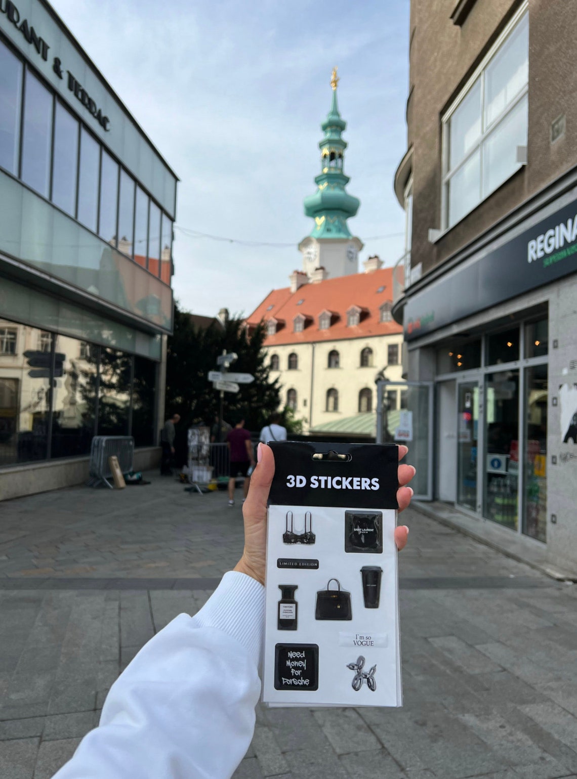 3D Stickers "black Edition" Set of 8 Stickers - Etsy