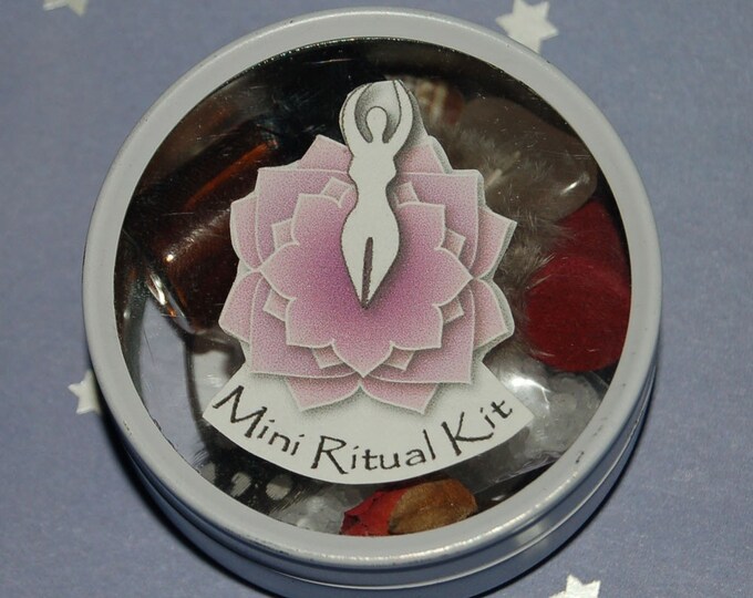 Mini Pocket Ritual Tin Kit - Pagan or Wiccan - Etsy