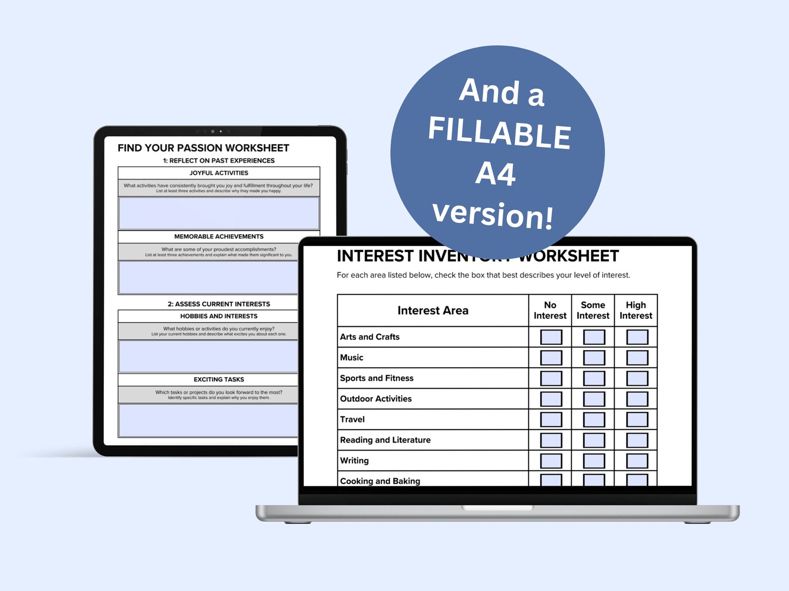 32 Find Your Passion Planner Printable Worksheets | Life Purpose ...