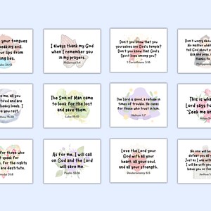48 Printable Bible Verse Notes for Kids | Encouragement Cards ...
