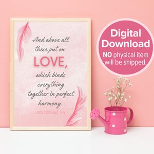 Customizable Single Bible Verse Printable | Digital Download - Etsy