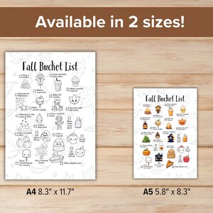 Fall Bucket List Printable | Autumn Activities Checklist | Fall ...