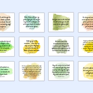 72 Printable Bible Verse Cards for Anxiety and Fear | Christian ...
