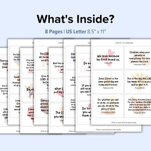 48 Printable Bible Verse Notes for Kids | Encouragement Cards ...