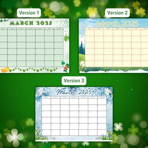 Editable March 2025 Calendar Printable | St. Patrick's Day | Early ...