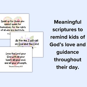 48 Printable Bible Verse Notes for Kids | Encouragement Cards ...