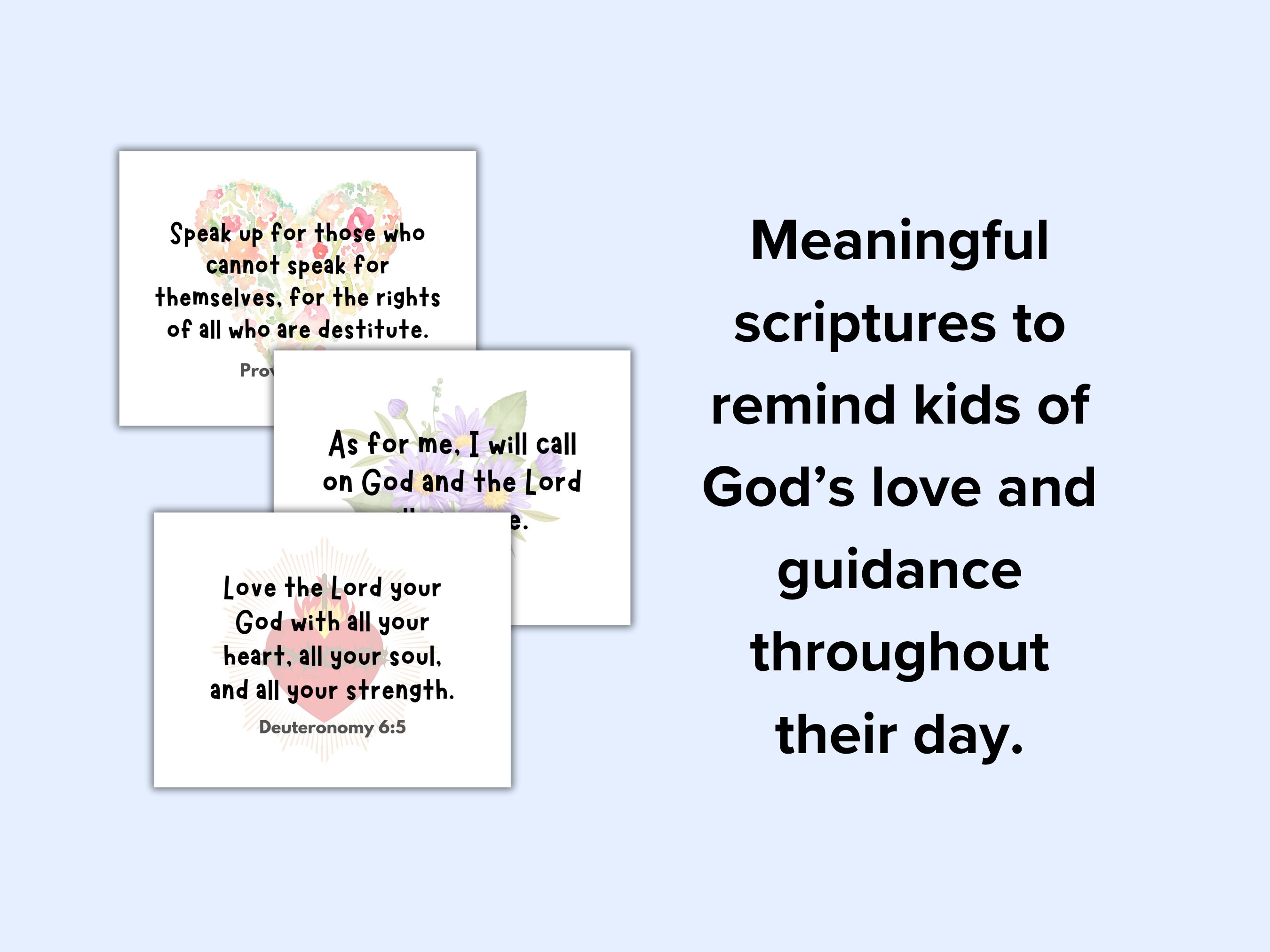 48 Printable Bible Verse Notes for Kids | Encouragement Cards ...