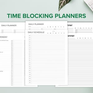 Time Management & Productivity Printable Bundle | 25+ Products for One ...