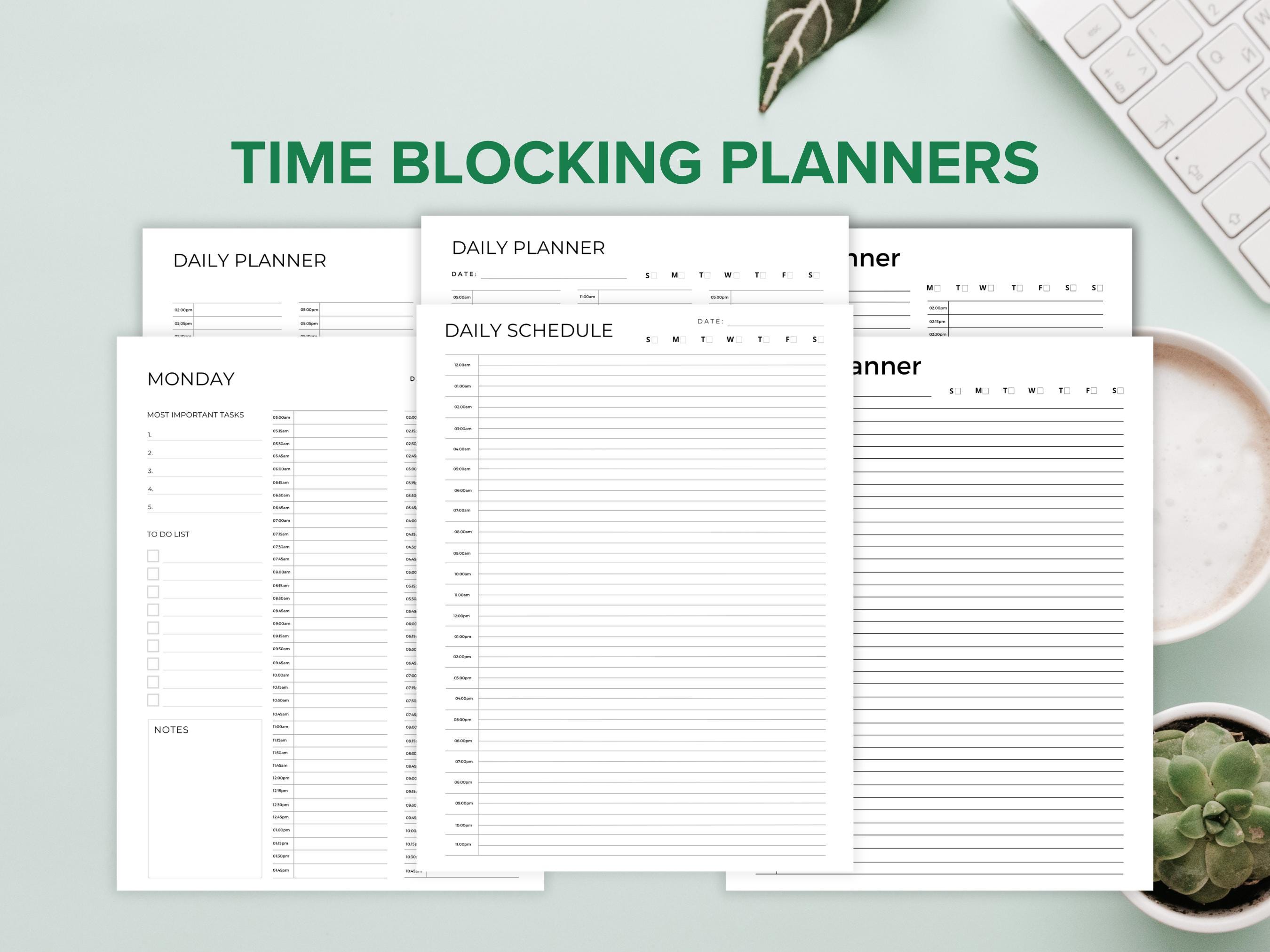 Time Management & Productivity Printable Bundle | 25+ Products for One ...