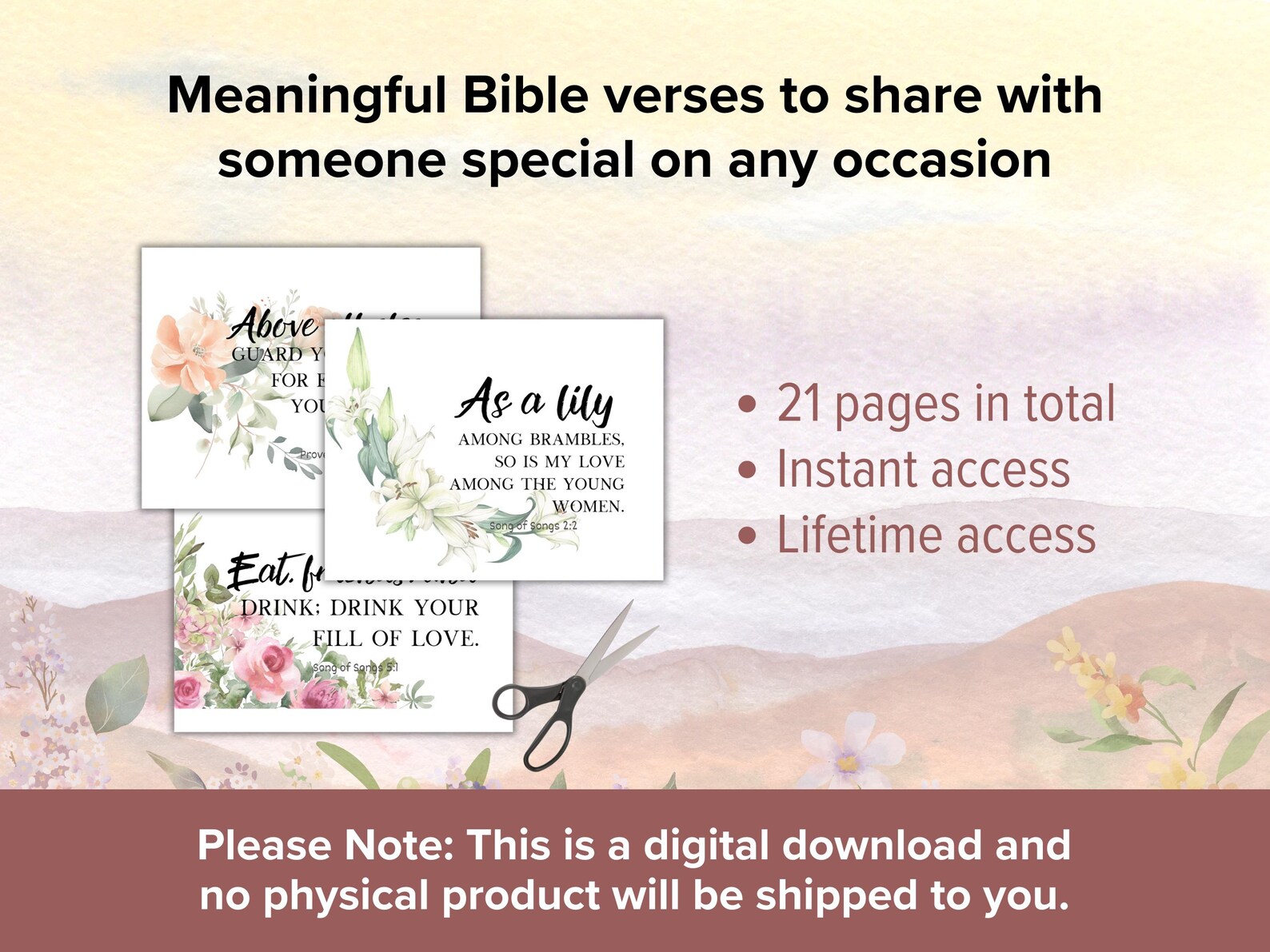 72 Bible Verses for Love and Romance | Printable Bible Verse Cards - Etsy