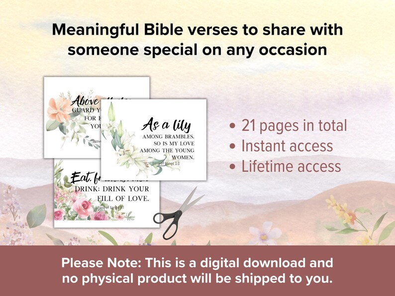 72 Bible Verses for Love and Romance | Printable Bible Verse Cards - Etsy