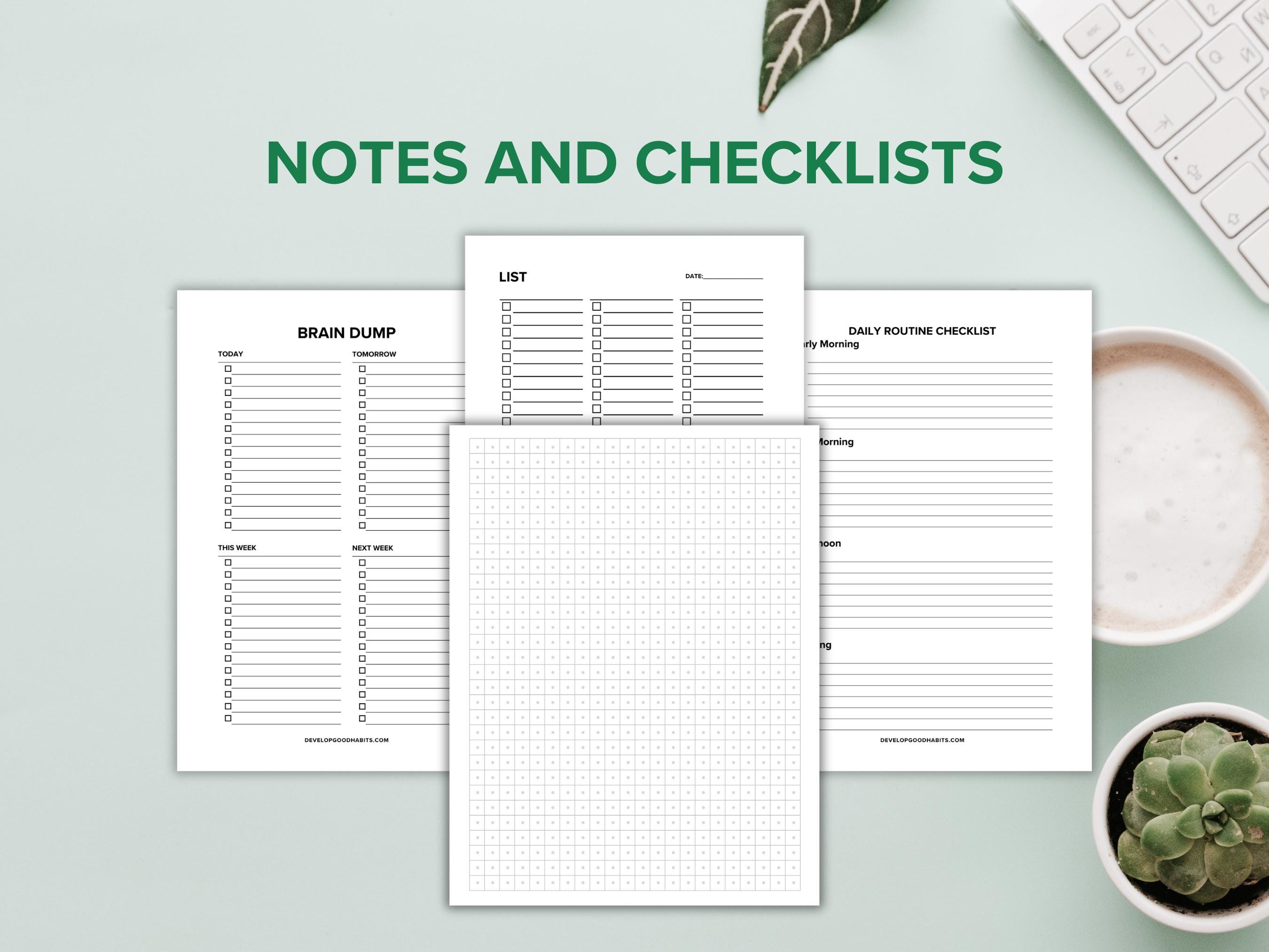 Time Management & Productivity Printable Bundle | 25+ Products for One ...