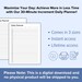 30 Minute Increment Daily Planner Printable | Time Blocking Daily ...