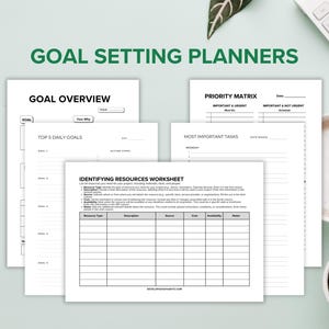 Time Management & Productivity Printable Bundle | 25+ Products for One ...