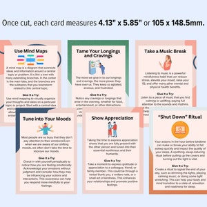 64 Mindfulness Activity Printable Cards | Mindful Breathing Exercises ...