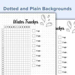 20 Yearly Tracker Journal Pages Printable Bundle | Year in Pixels ...