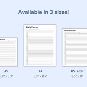 30 Minute Increment Daily Planner Printable | Time Blocking Daily ...