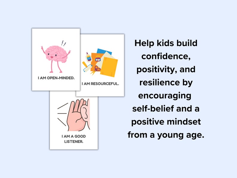 48 Affirmation Cards for Kids Printable | Positive Affirmations for ...
