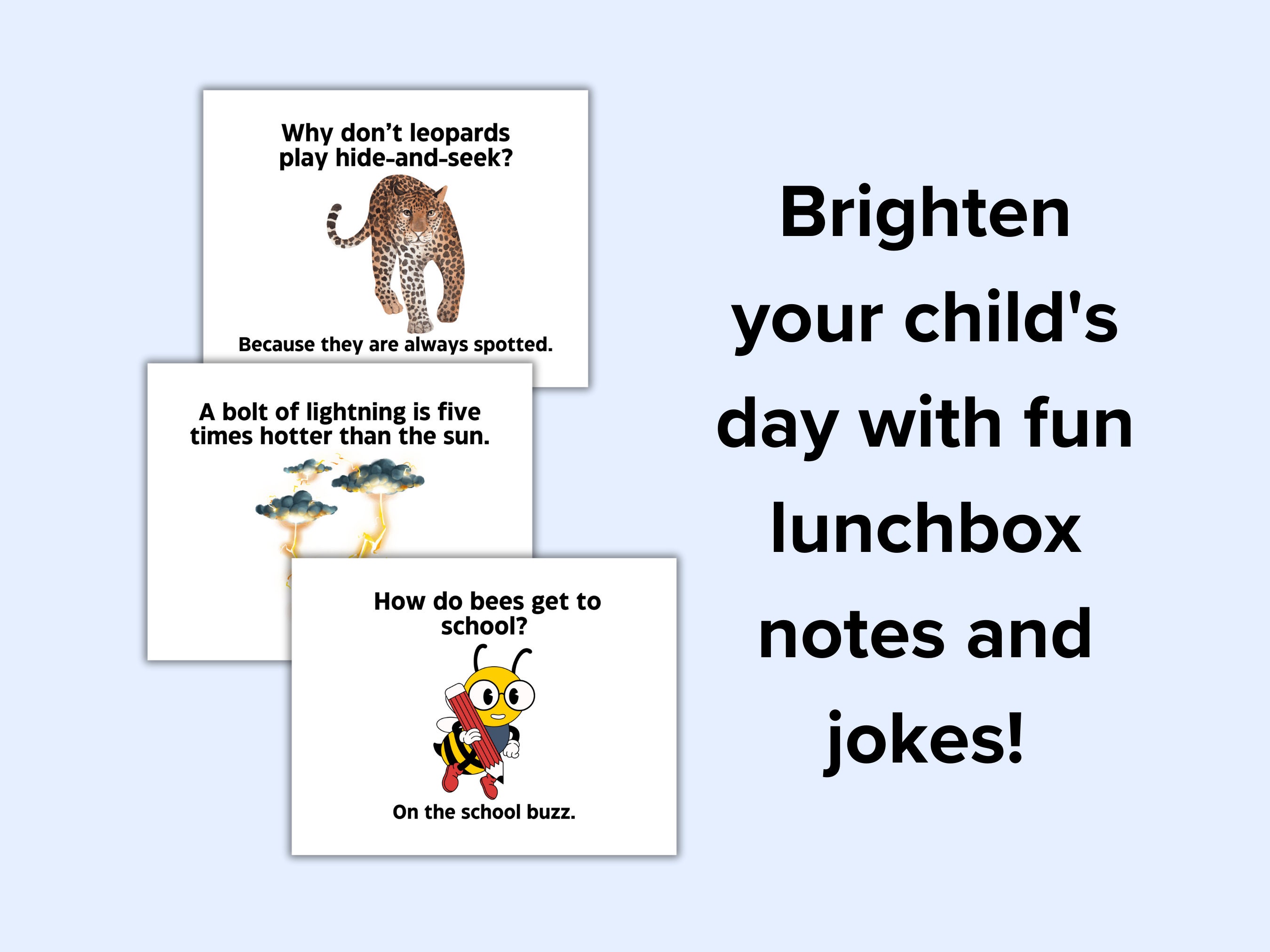 312 Lunchbox Notes and Jokes Printable | Fun Lunchbox Cards for Kids ...
