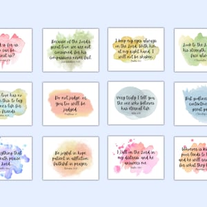 108 Bible Verse Cards Printable | Inspirational Scripture Cards ...