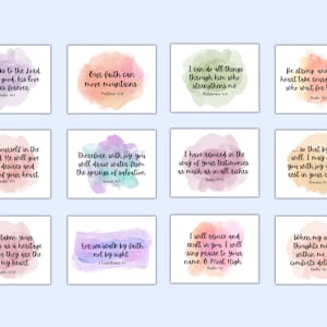 108 Bible Verse Cards Printable | Inspirational Scripture Cards ...