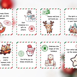 32 Christmas Positive Affirmations Cards | Cute Christmas Cards | Xmas ...