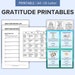 78 Gratitude Cards and Activities Printable | Gratitude Journal ...