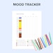 Hourly Mood Tracker Printable | Weekly Mood Tracker | A5, US Letter, A4 ...