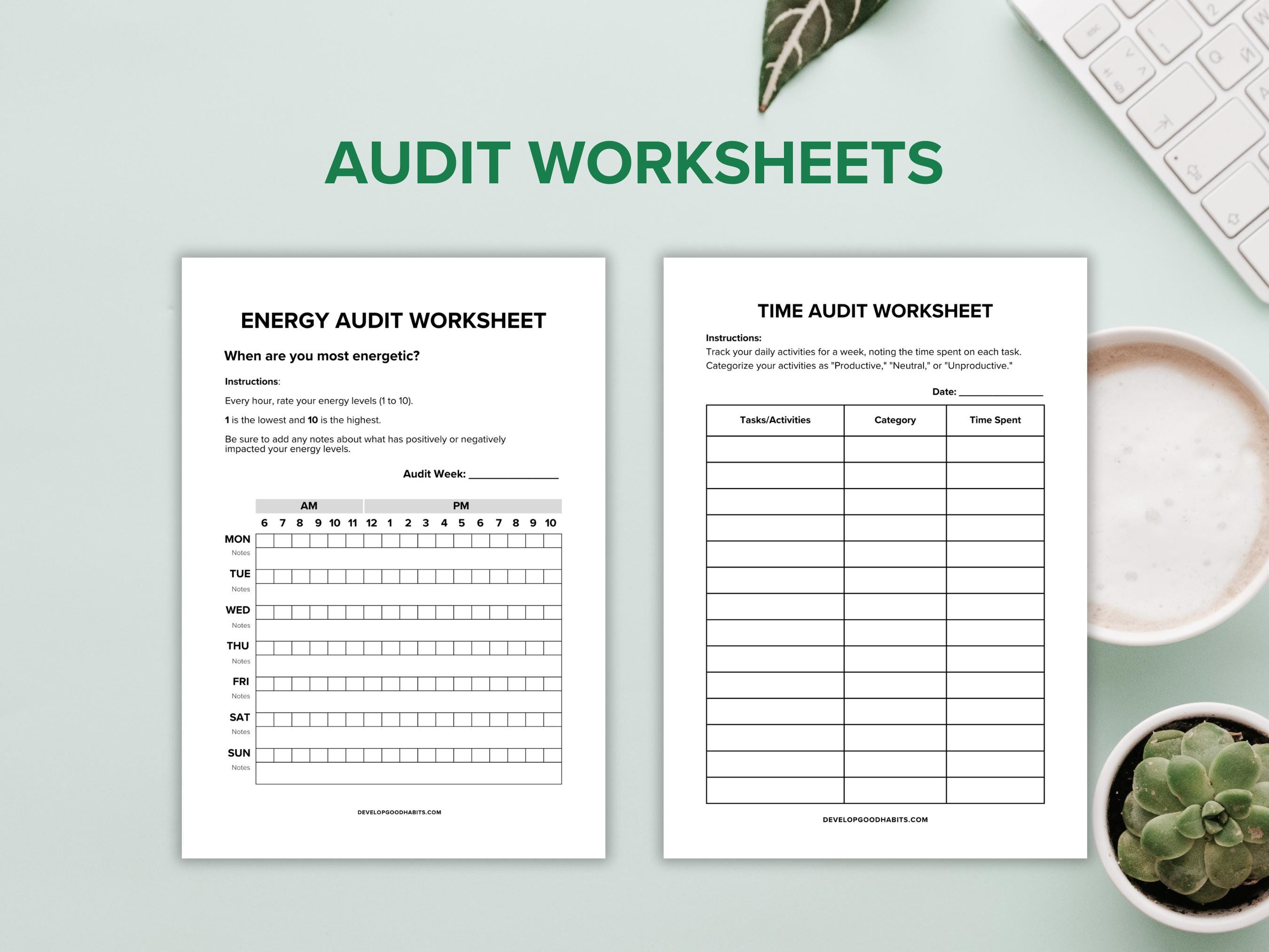 Time Management & Productivity Printable Bundle | 25+ Products for One ...