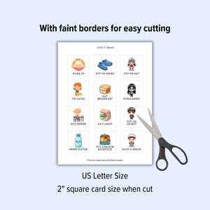 216 Daily Routine Cards for Kids Printable With 16 Kids Routine Charts ...