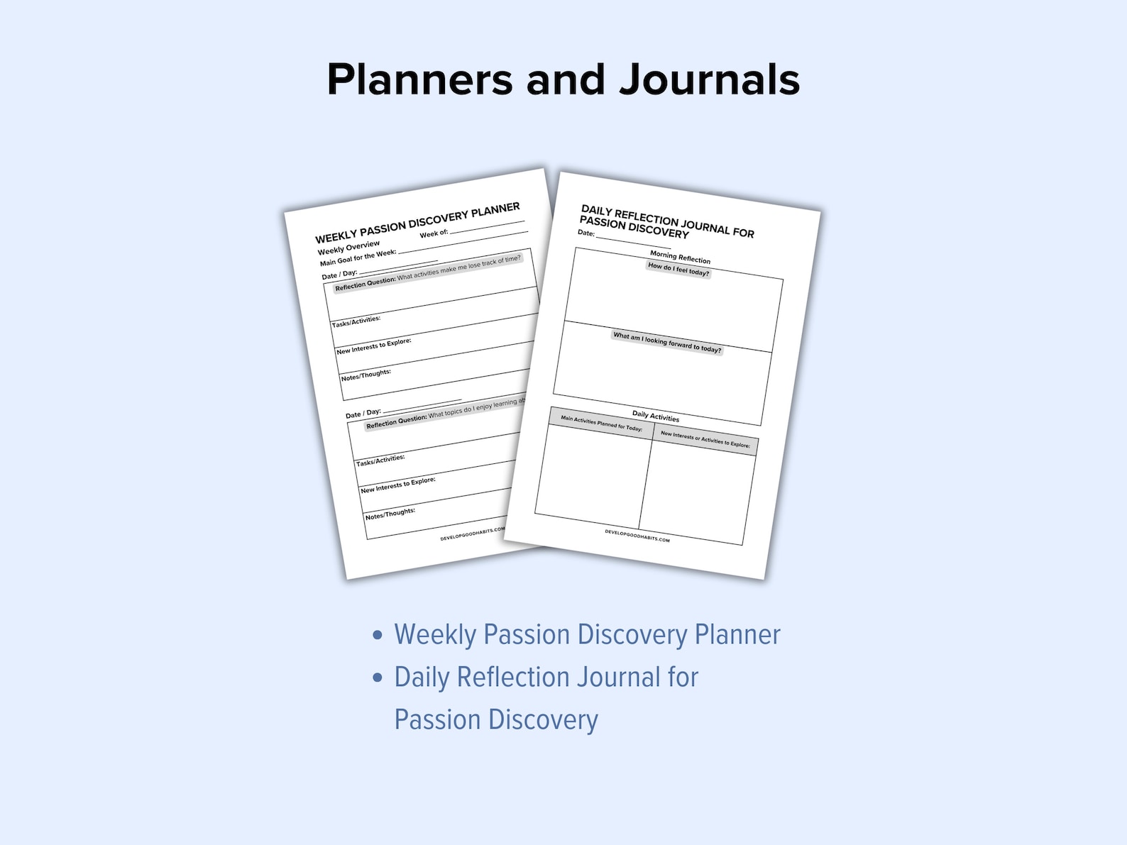 32 Find Your Passion Planner Printable Worksheets | Life Purpose ...