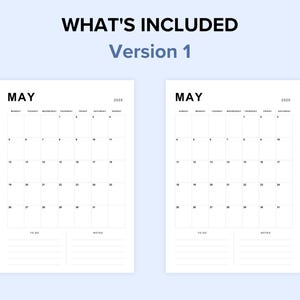 Editable May 2025 Calendar Minimalist Printable | Simple Minimalist ...