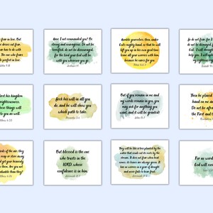 72 Printable Bible Verse Cards for Anxiety and Fear | Christian ...
