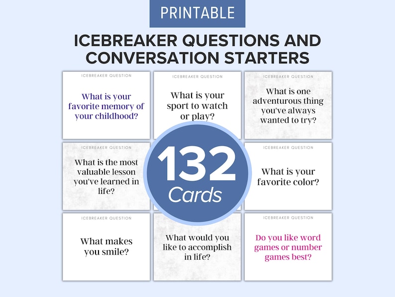 132 Icebreakers Questions and Conversation Starters | Get to Know Your ...