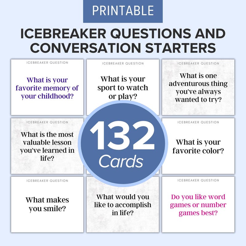 Get to Know You Card - Etsy