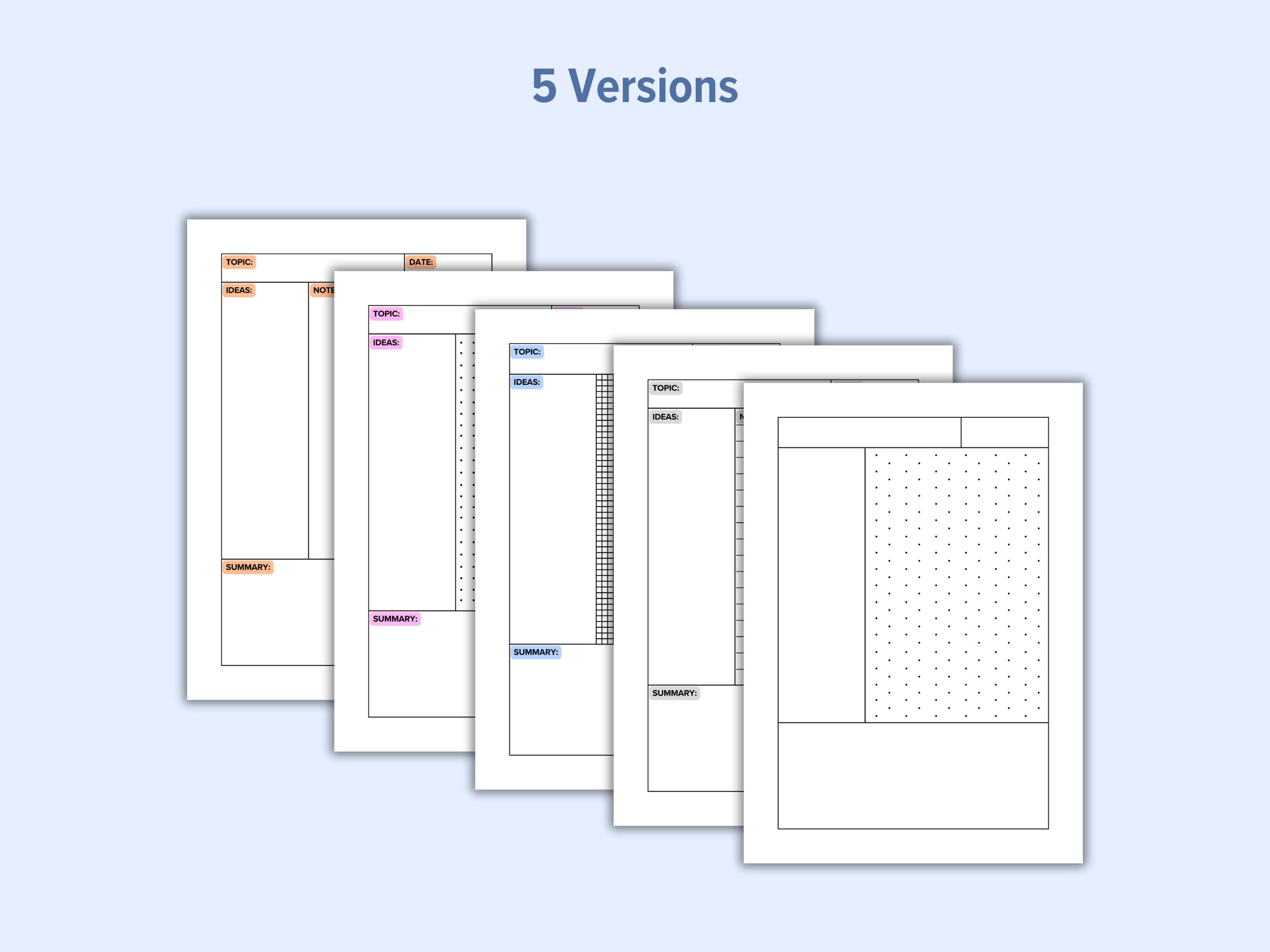Cornell Note Taking Printable Worksheet | Printable Note Taking ...