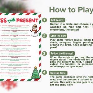 Christmas Pass the Present Game | Fun Christmas Party Game | Left Right ...