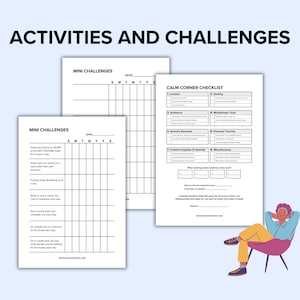 Calm Your Mind Journal Pages Printable Bundle | Stress and Anxiety ...