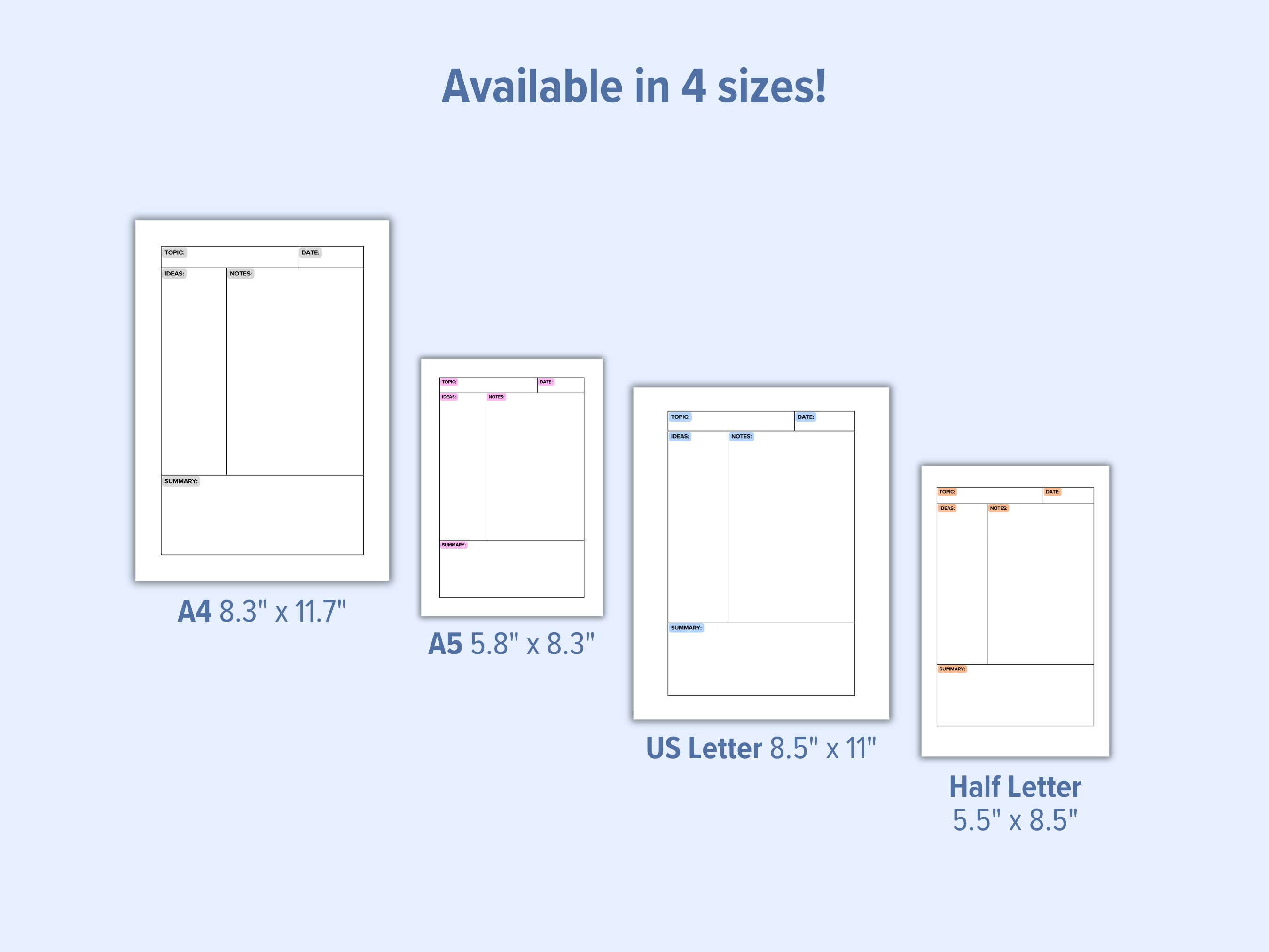 Cornell Note Taking Printable Worksheet | Printable Note Taking ...
