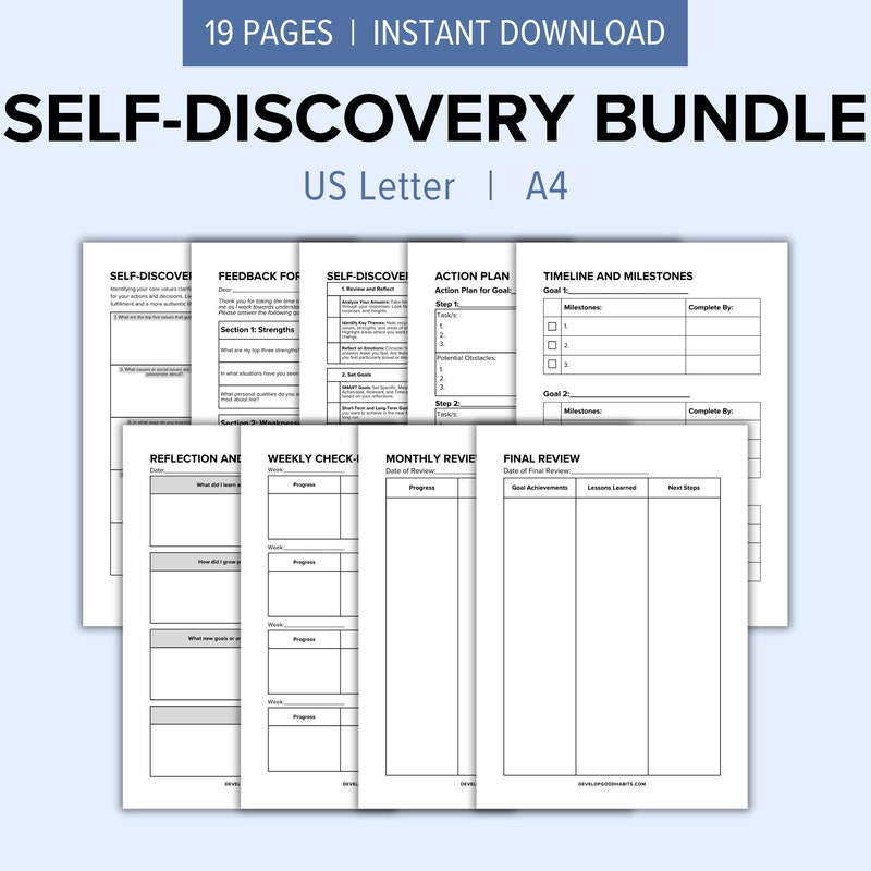 Personal Development Worksheet - Etsy