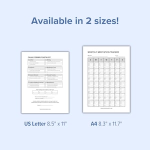Calm Your Mind Journal Pages Printable Bundle | Stress and Anxiety ...