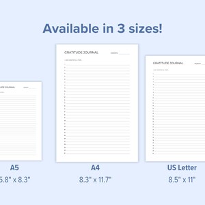 30 Days of Gratitude Journal | Printable Daily Gratitude Log ...