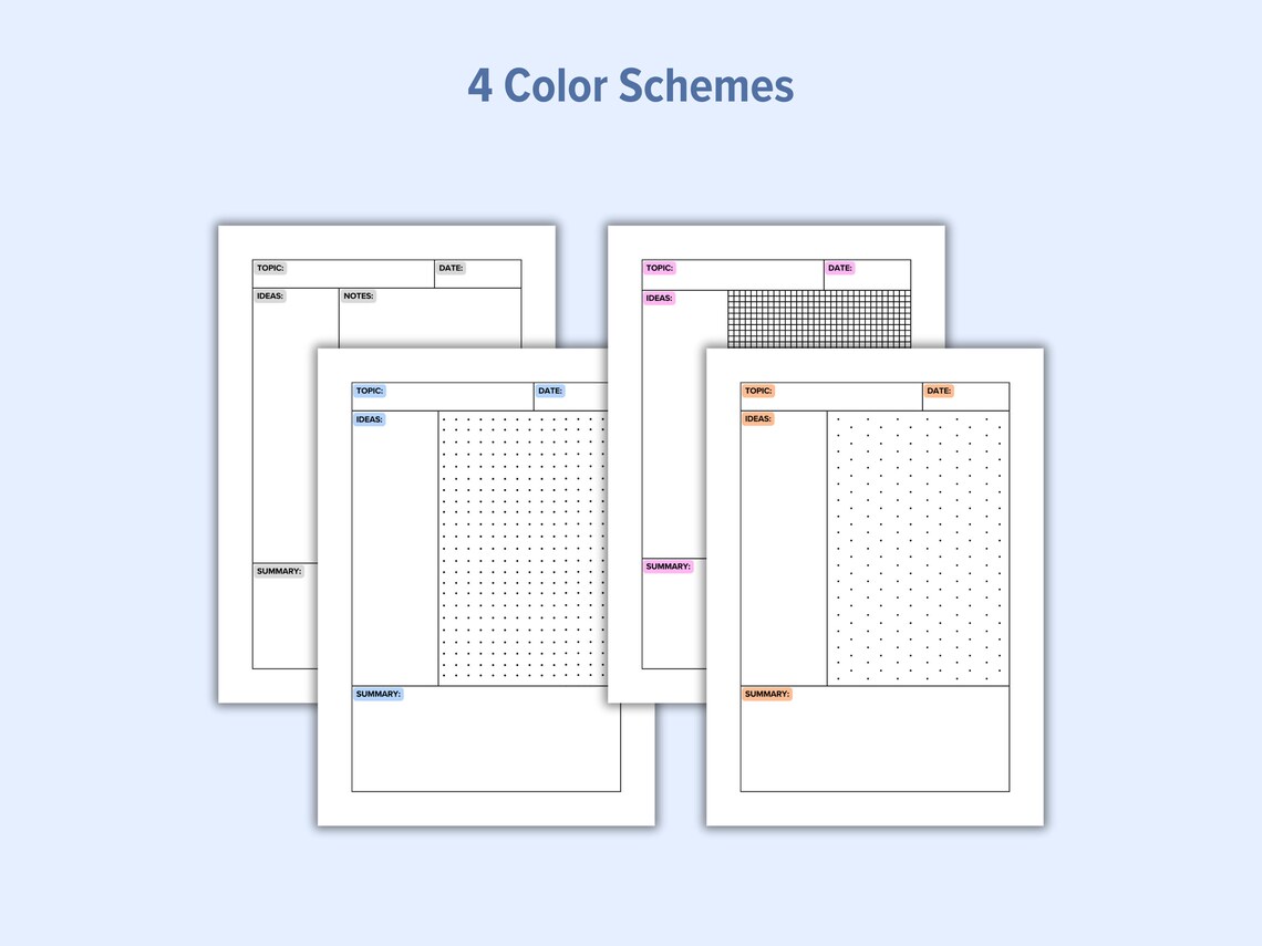 Cornell Note Taking Printable Worksheet | Printable Note Taking ...